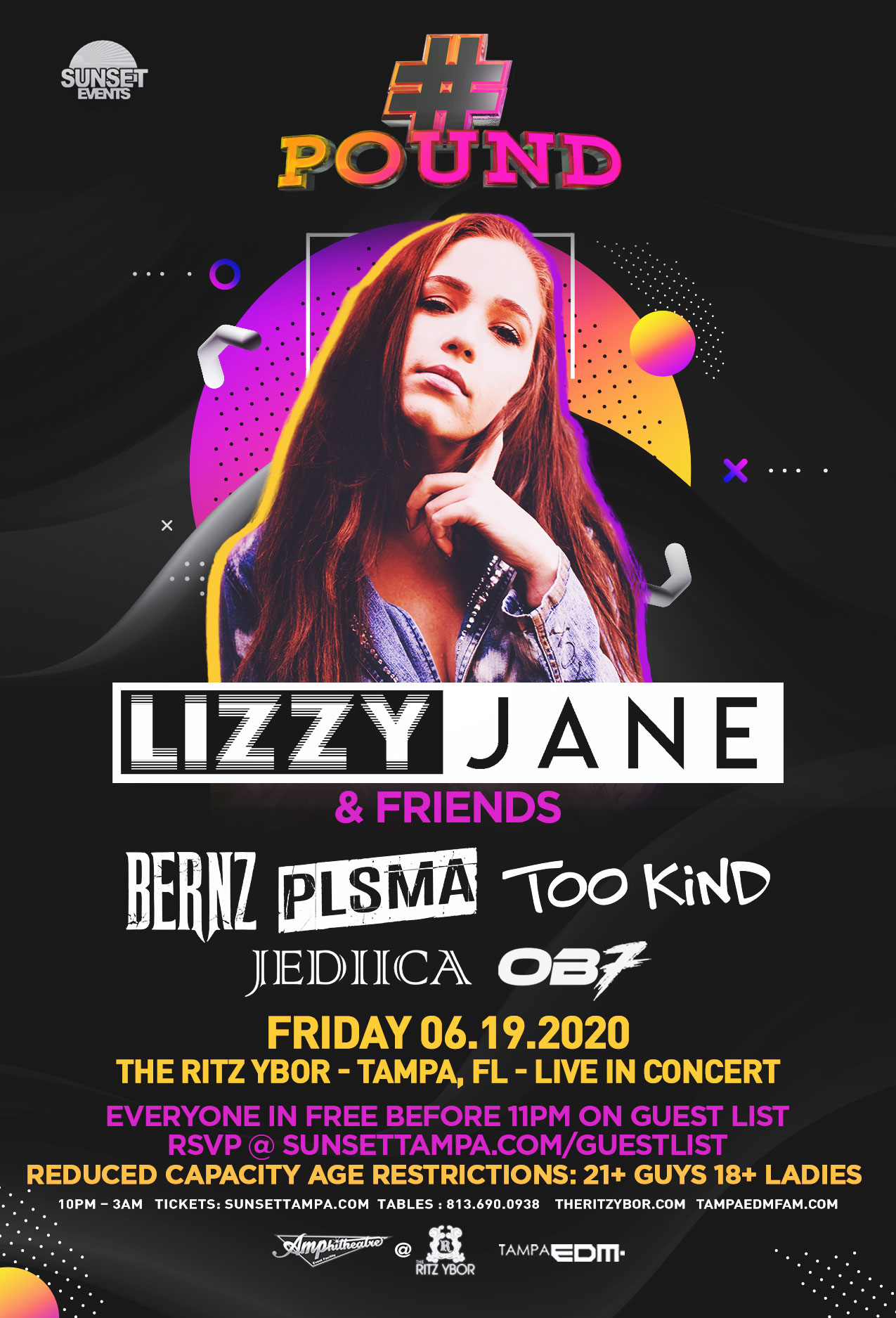 Lizzy Jane & Friends for #Pound Fridays at The RITZ Ybor - 6/19/2020 ...